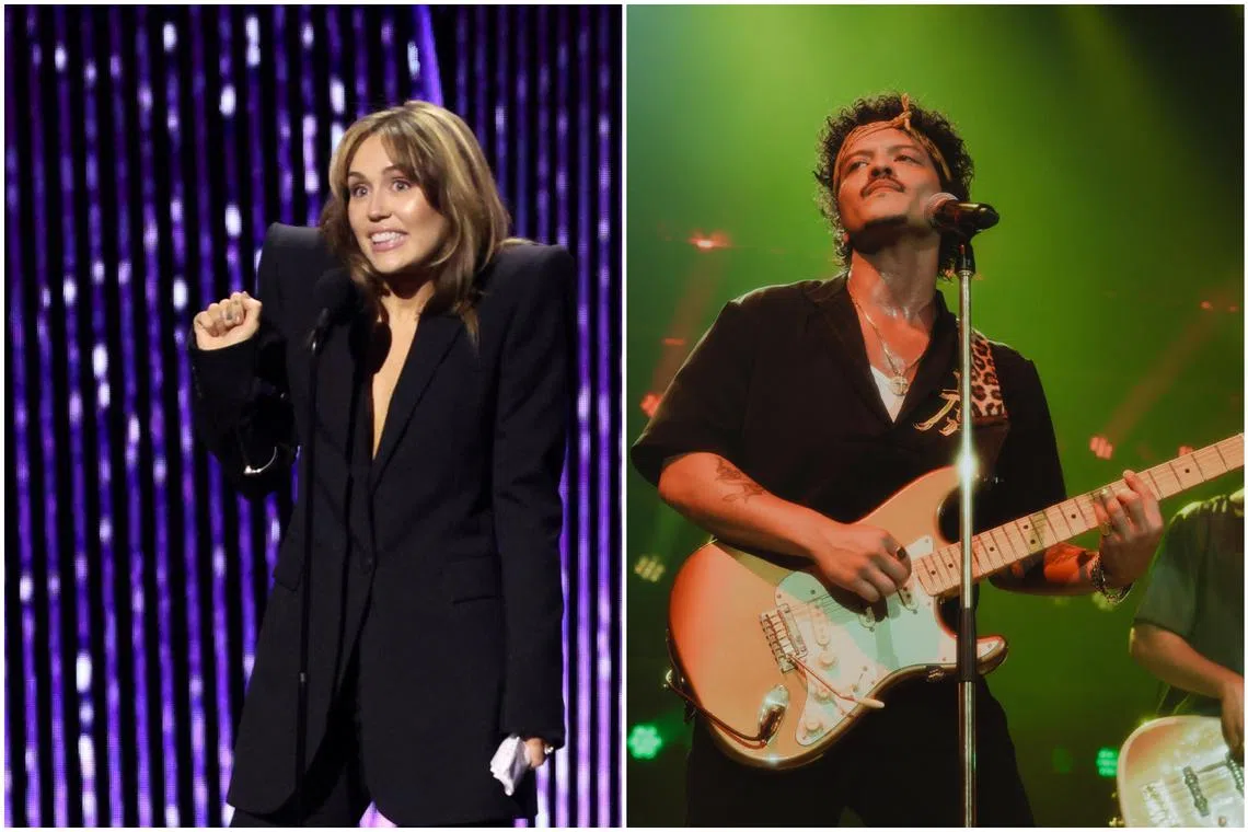 Lawsuit claims Miley Cyrus copied Bruno Mars song for hit Flowers | The ...