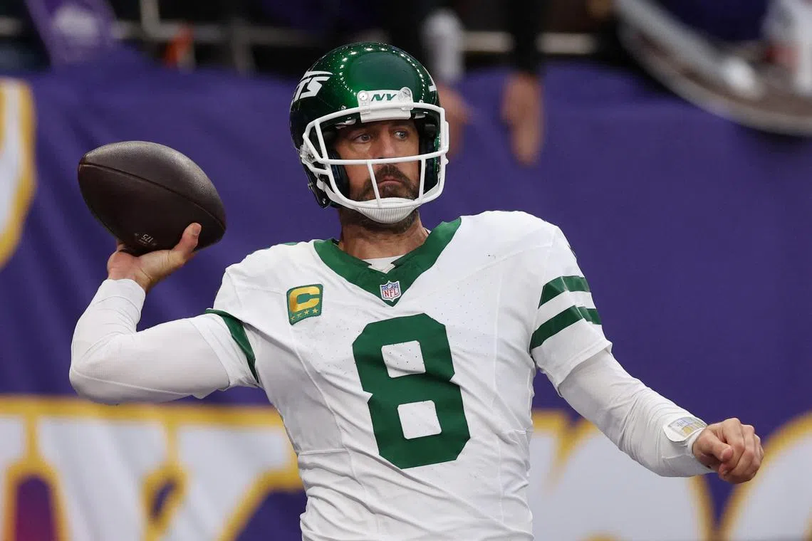 Aaron Rodgers on his Jets future: ‘You should ask Woody’ | The Straits ...