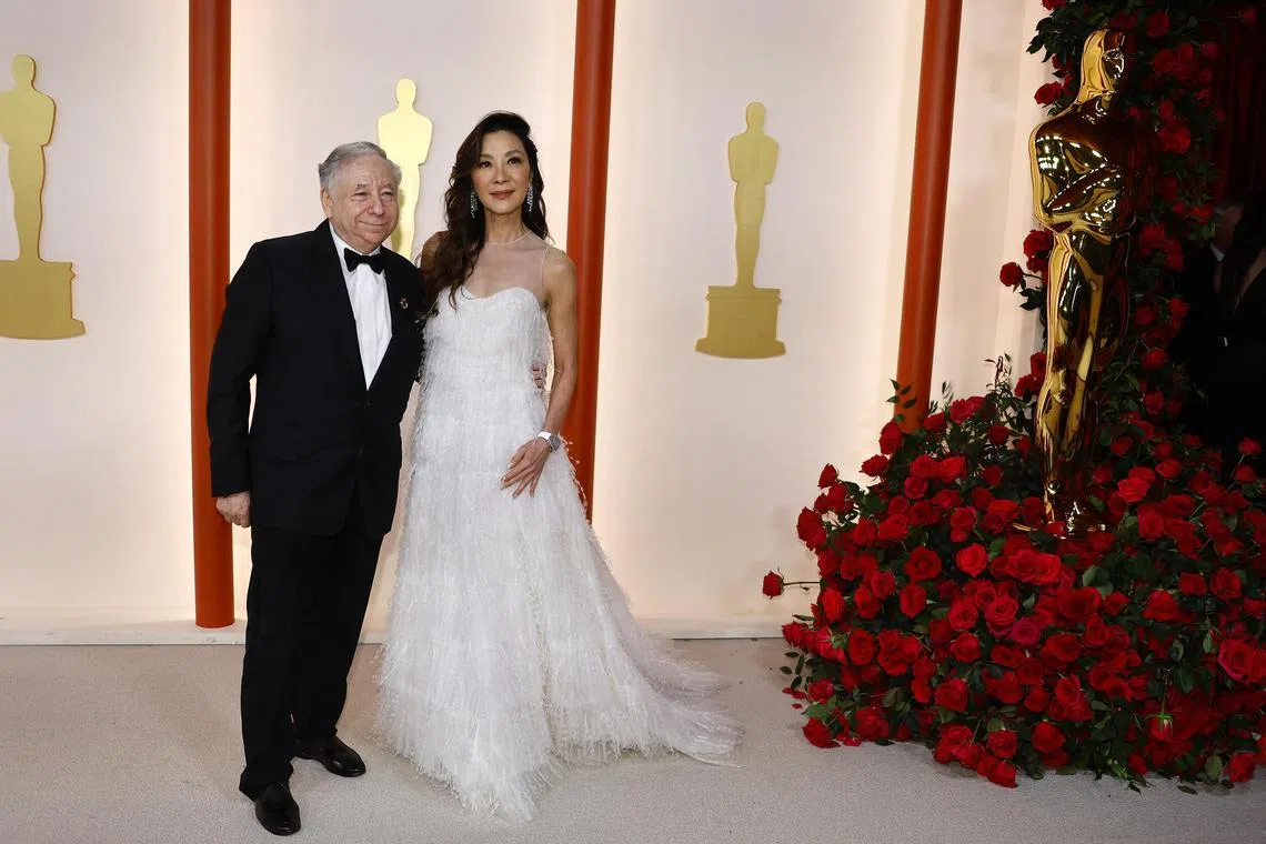 Stars walk champagne carpet as blockbuster films compete for Oscars ...