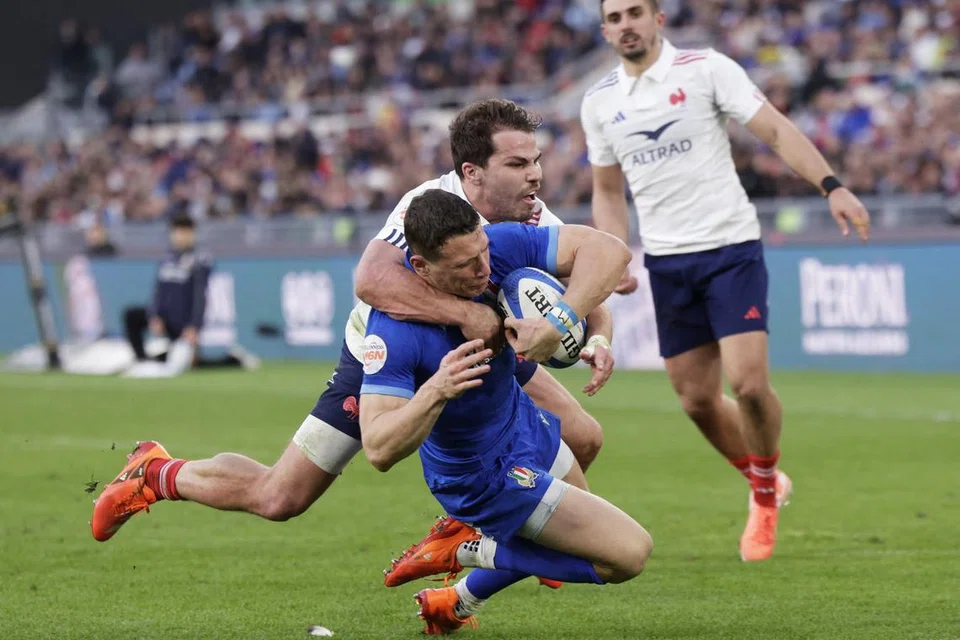 Imperious France thrash Italy 73-24 in Six Nations | The Straits Times