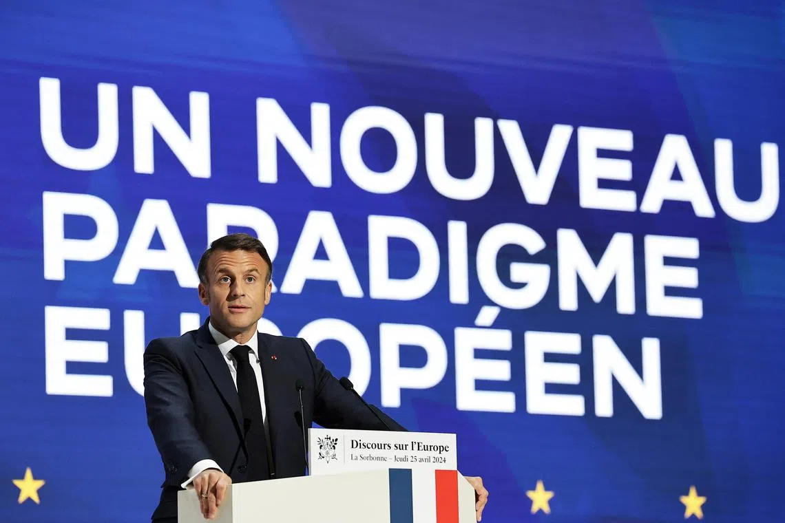 'Europe could die': Macron urges stronger defences, economic reforms ...