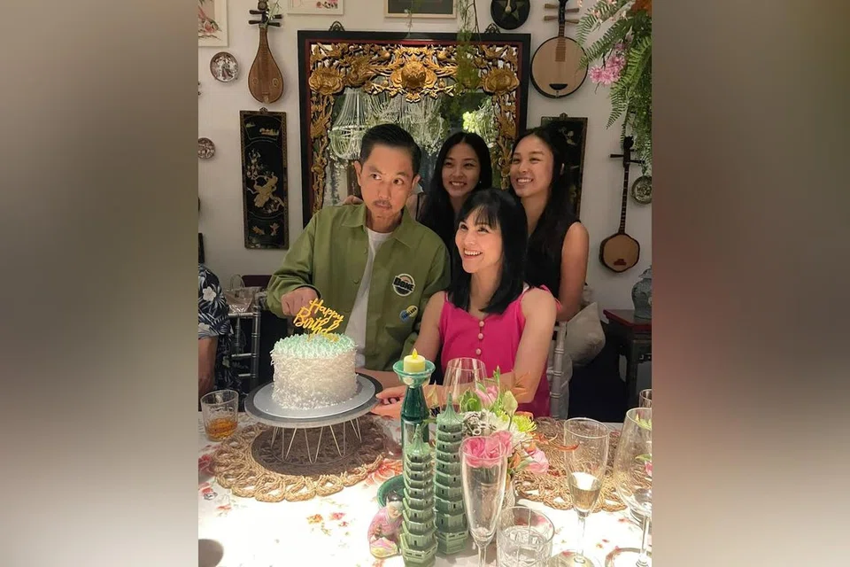 Actor Chew Chor Meng celebrates 56th birthday with friends and family ...