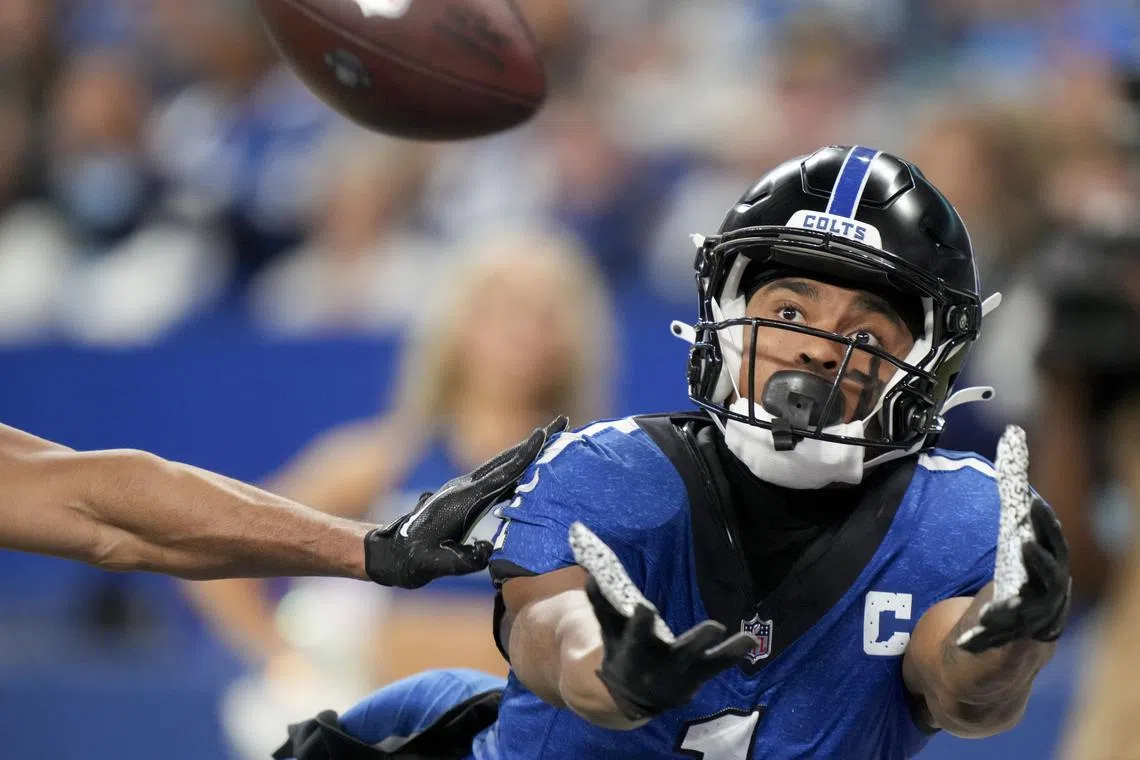 Report: Colts WR Josh Downs (shoulder) is week-to-week | The Straits Times