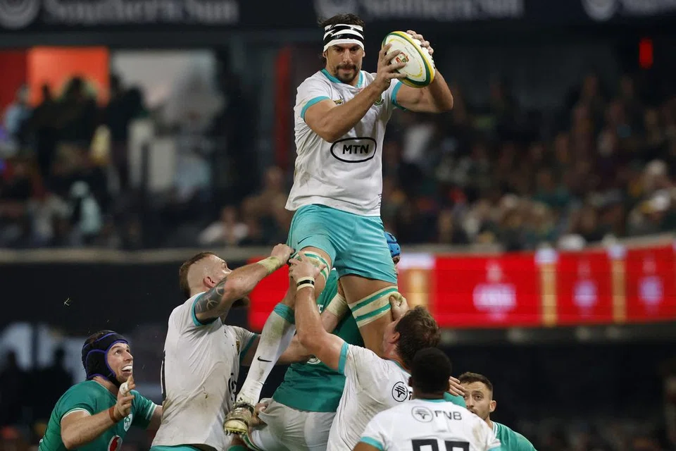 Springboks lock Etzebeth a doubt for All Blacks clash | The Straits Times