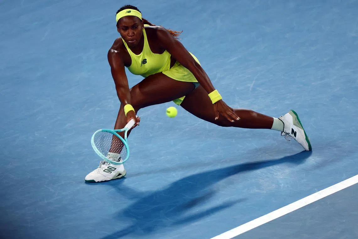 Gauff survives Burrage barrage to reach third round | The Straits Times