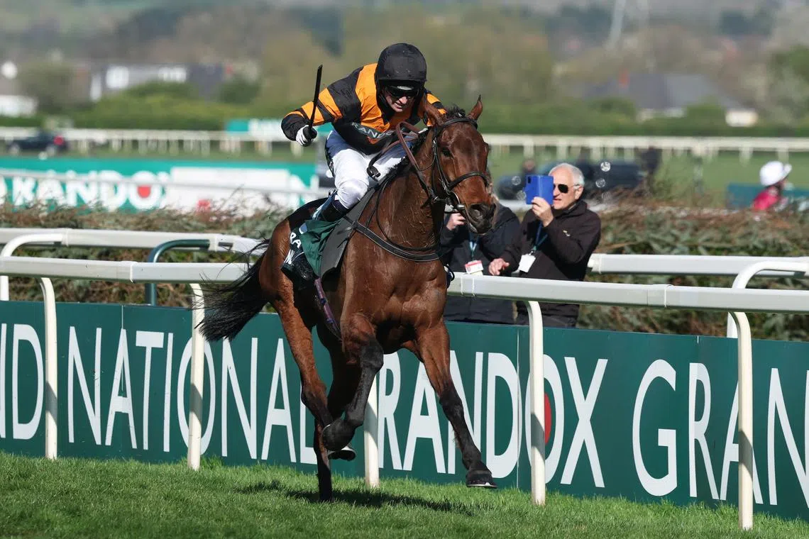 Horse racing-Nick Rockett wins Grand National in emotional 1-2-3 for ...