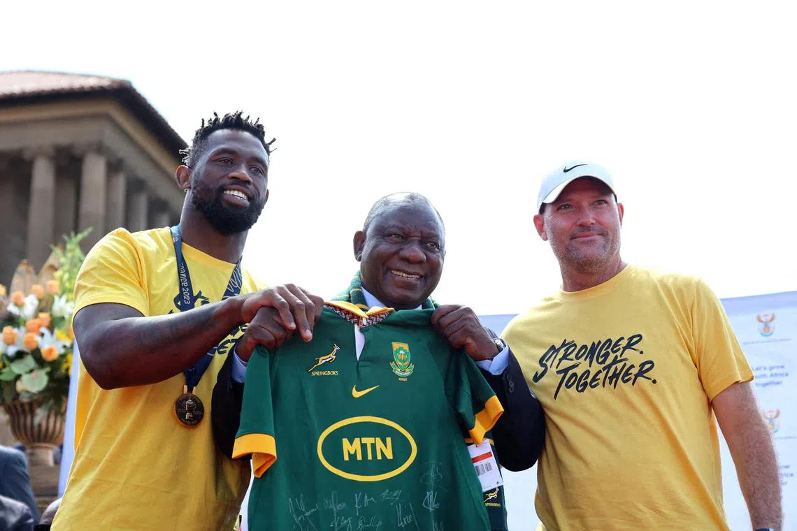 South Africa name training squad for upcoming rugby tests | The Straits ...