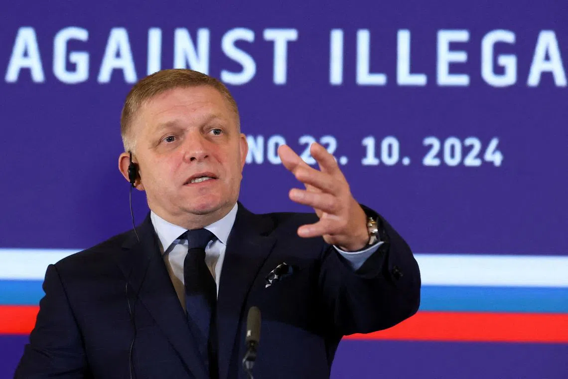 Slovak PM Fico draws criticism with Russian TV appearance | The Straits ...