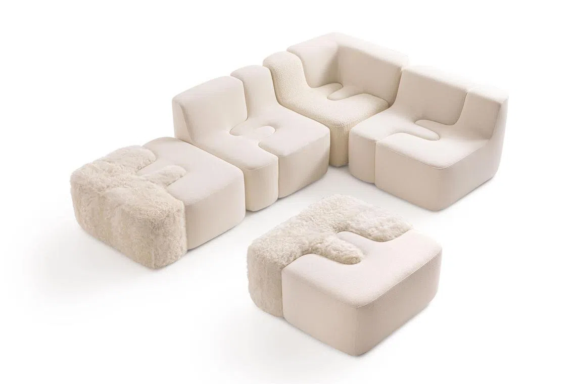 Design News: Fendi Casa’s new sofa design riffs on logo; Bubble Planet ...