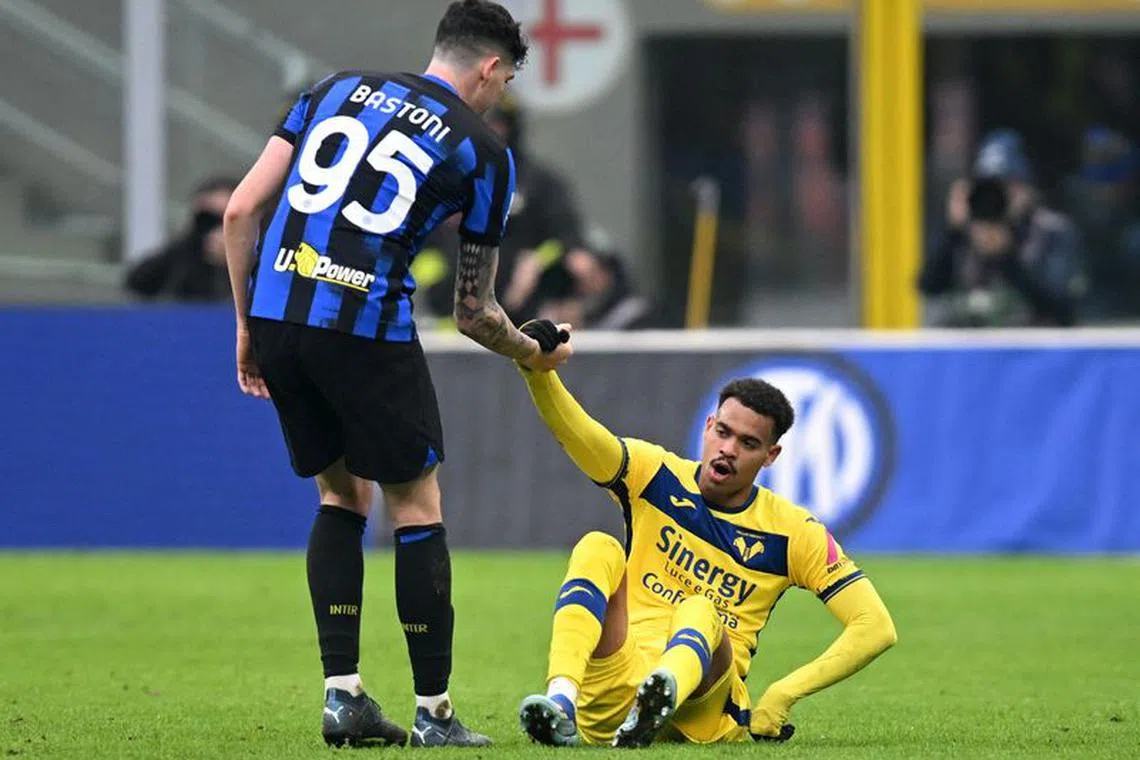 Napoli sign Ngonge from Hellas Verona | The Straits Times