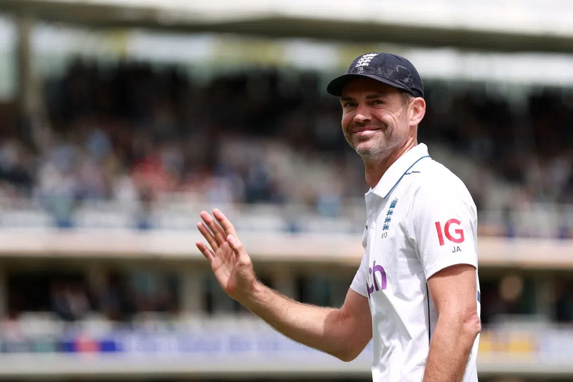 Former England fast bowler Anderson awarded knighthood | The Straits Times