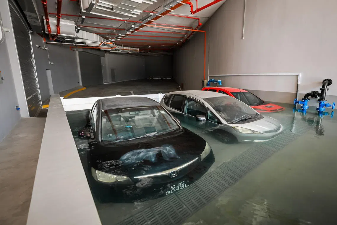 New SCDF facilities where firefighters train to battle large fires ...