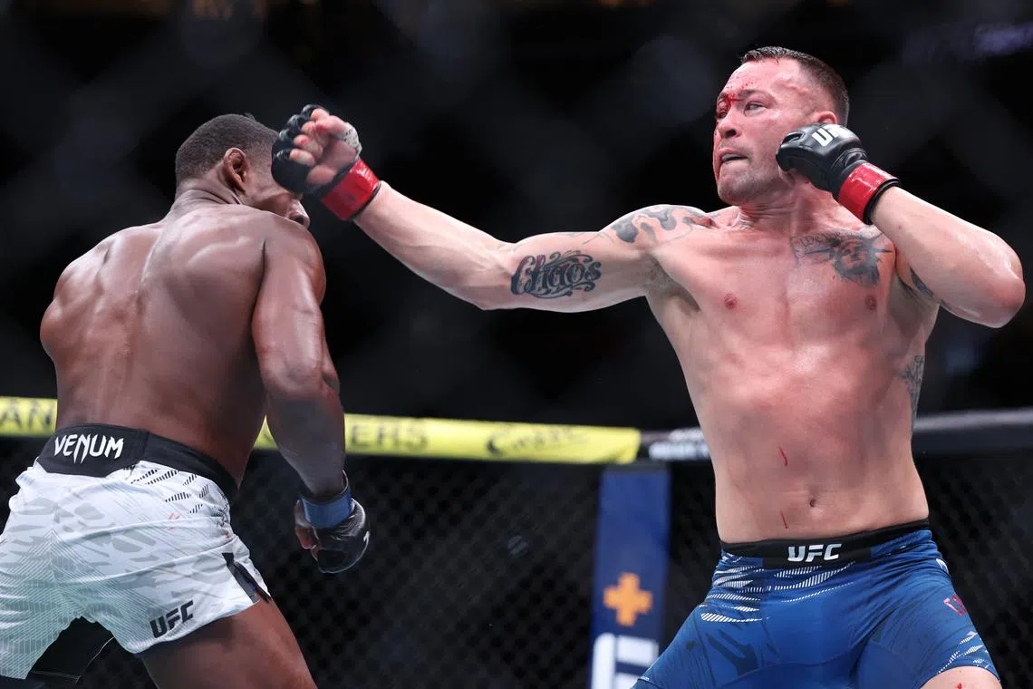 Colby Covington upset Joaquin Buckley fight was stopped | The Straits Times