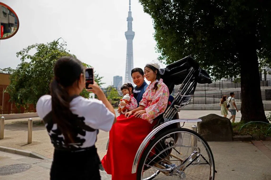 Social media inspires Japanese women to dash into rickshaw pulling ...