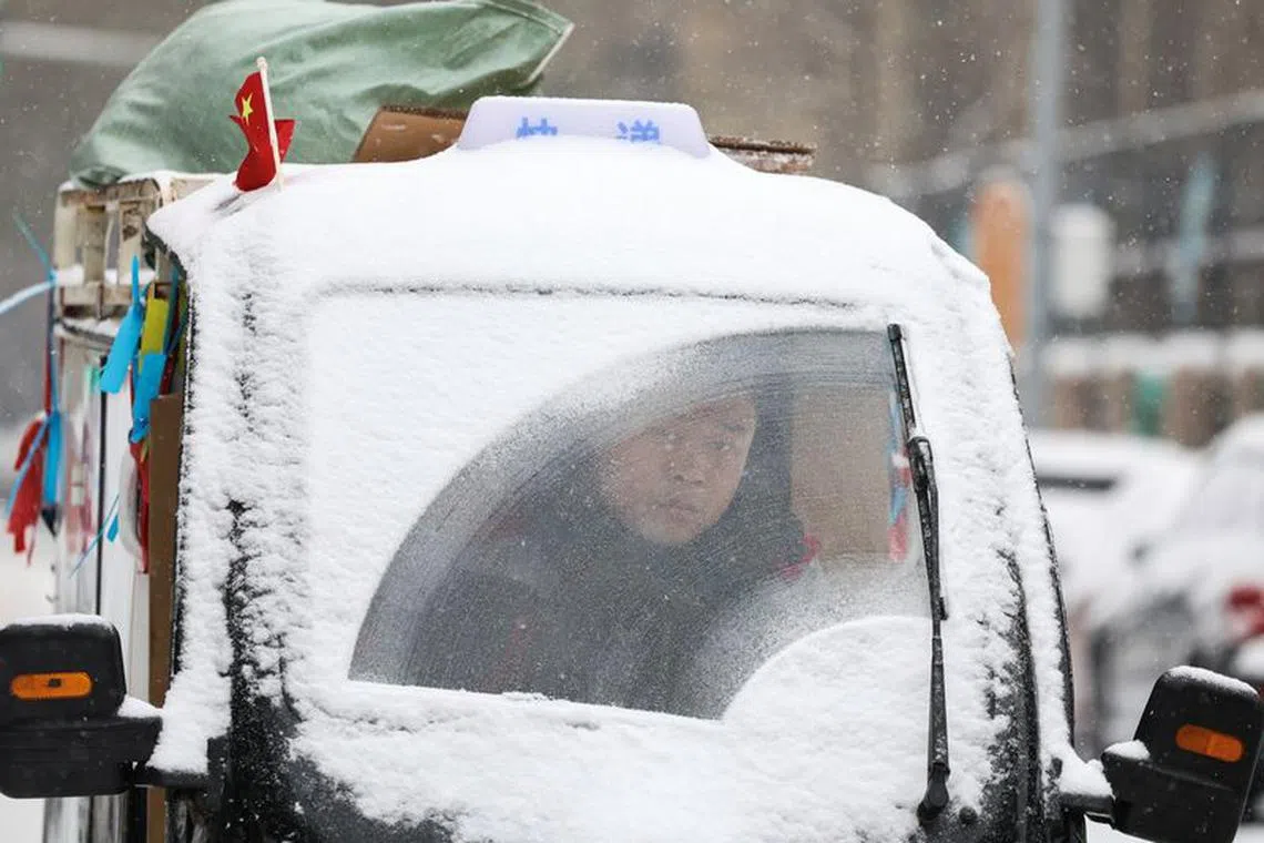 Cold wave grips northern China, south bracing for big chill | The ...