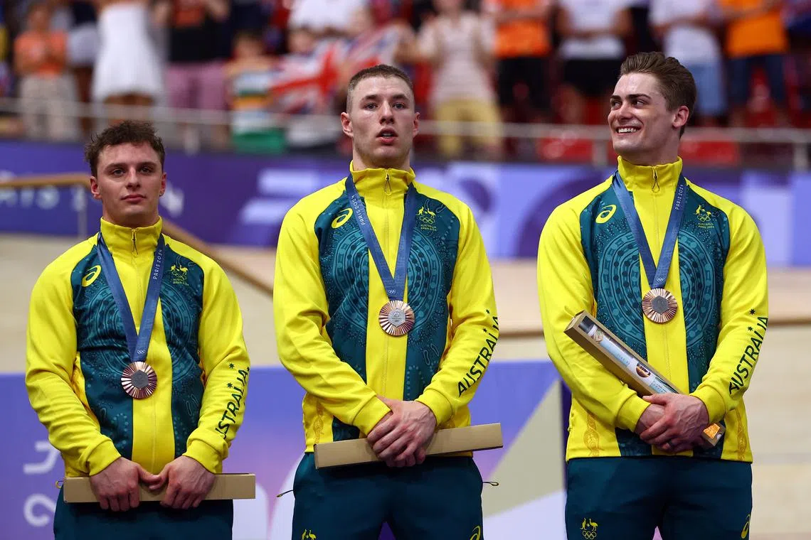 Cycling-Australia break team sprint medal drought after daring switch ...