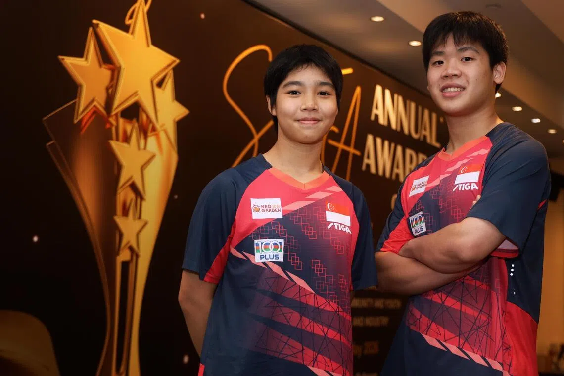 Loy Ming Ying, 15, wins STTA’s Youth Player of the Year award for ...