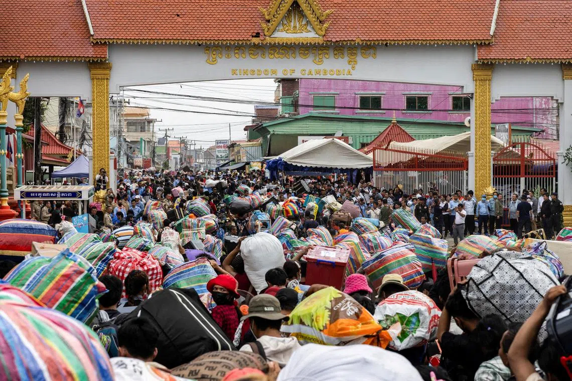 Cambodia migrant workers count costs of conflict after fleeing Thailand ...