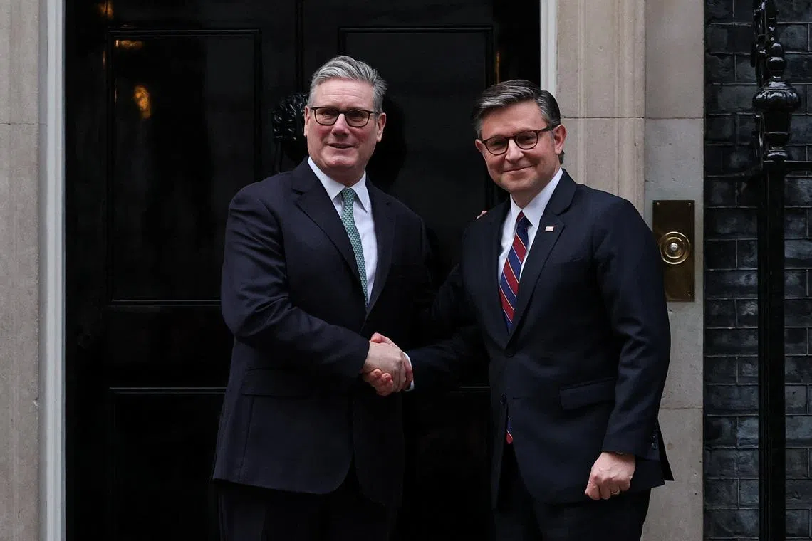 UK and US can work through differences, says House Speaker Johnson ...
