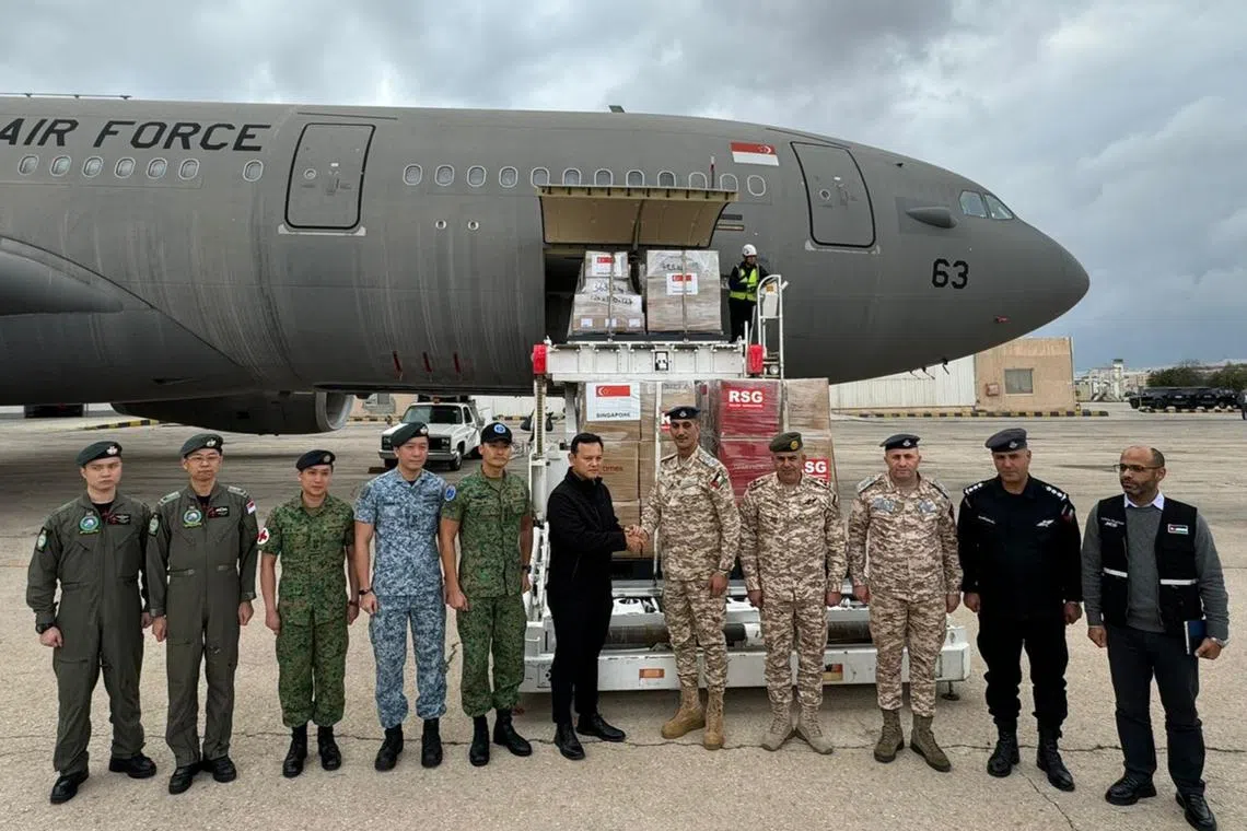 Singapore delivers 9 tonnes of humanitarian aid to Gaza | The Straits Times