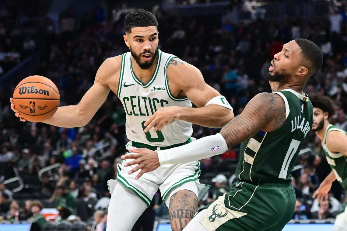 NBA roundup: Celtics top Bucks despite Giannis' 43 points | The Straits ...