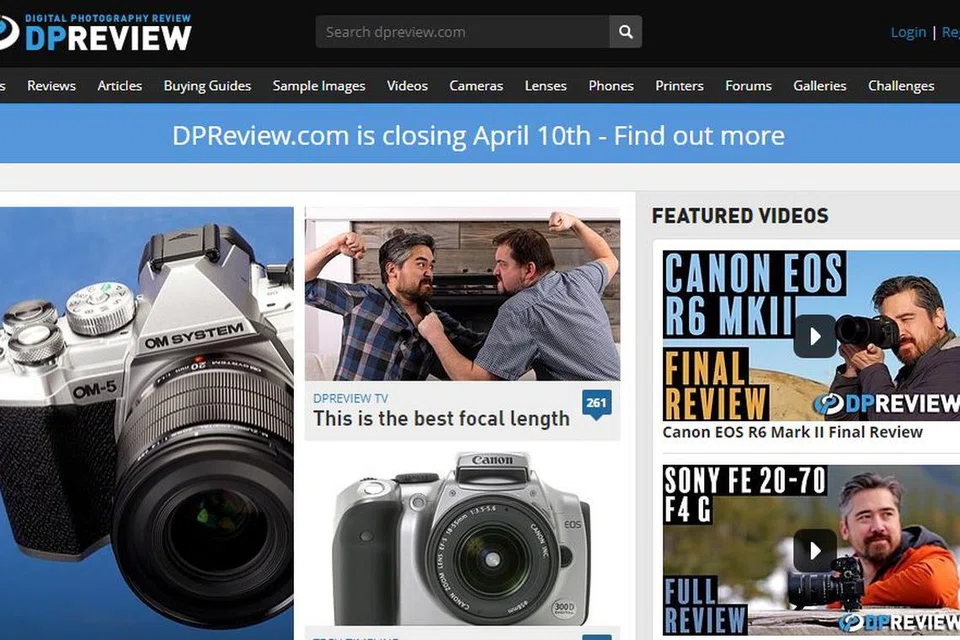 Photography website DPReview to shut down after 25 years amid Amazon layoffs | The Straits Times