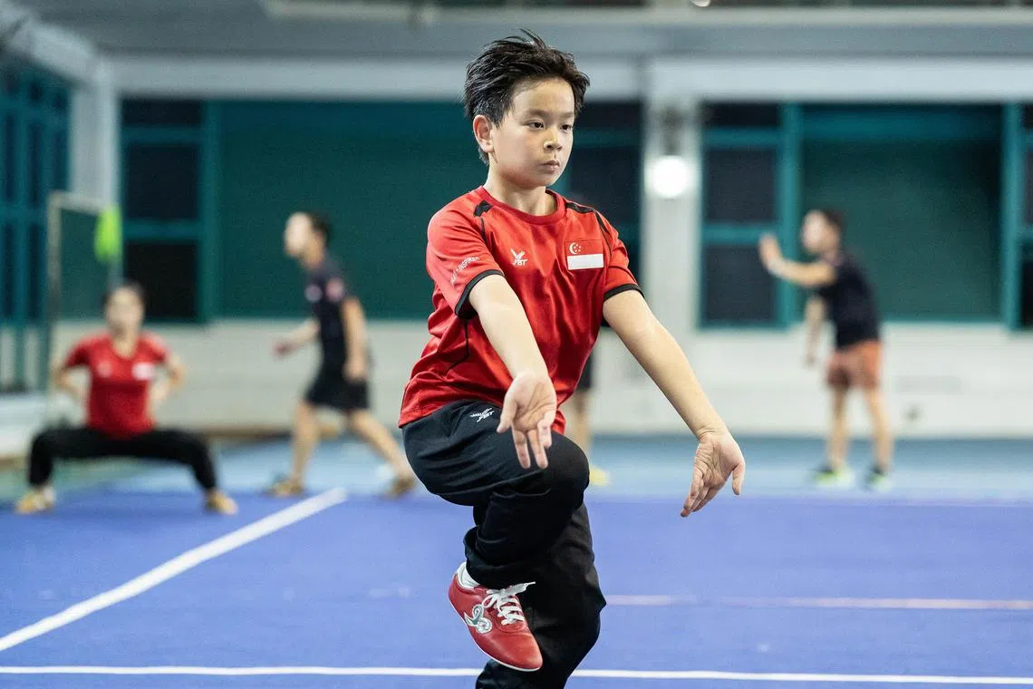 Singapore capture record six golds at Asian Junior Wushu Championships | The Straits Times
