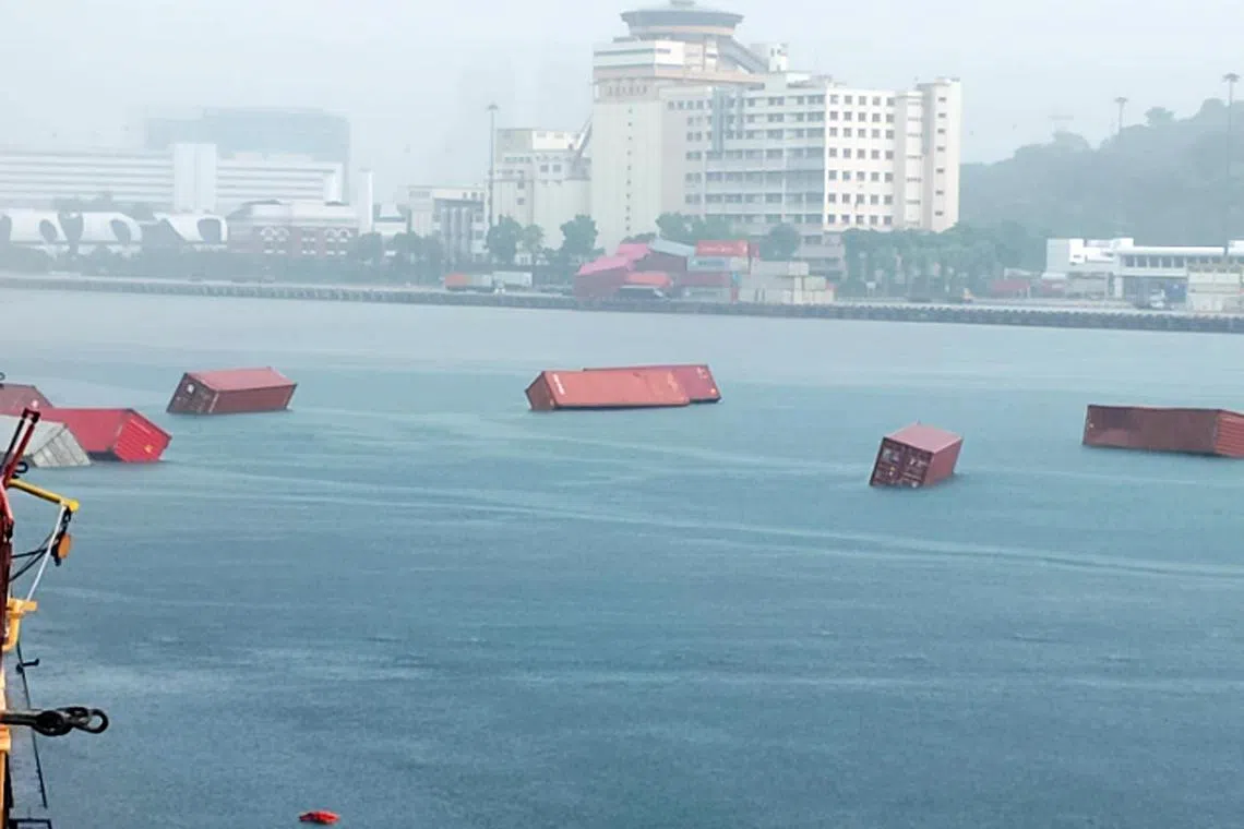 PSA reconfigures stacking layout in ports after wind blew 15 empty ...