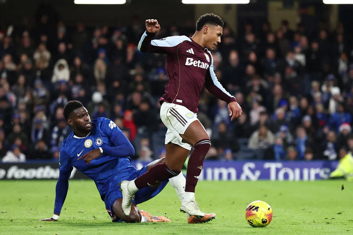 Villa come from behind to beat Chelsea 2-1 | The Straits Times