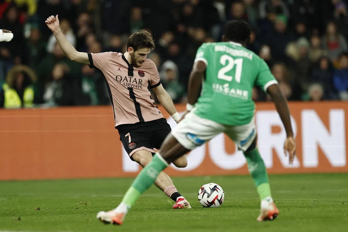 PSG on verge of Ligue 1 title with 6-1 rout of Saint-Etienne | The ...