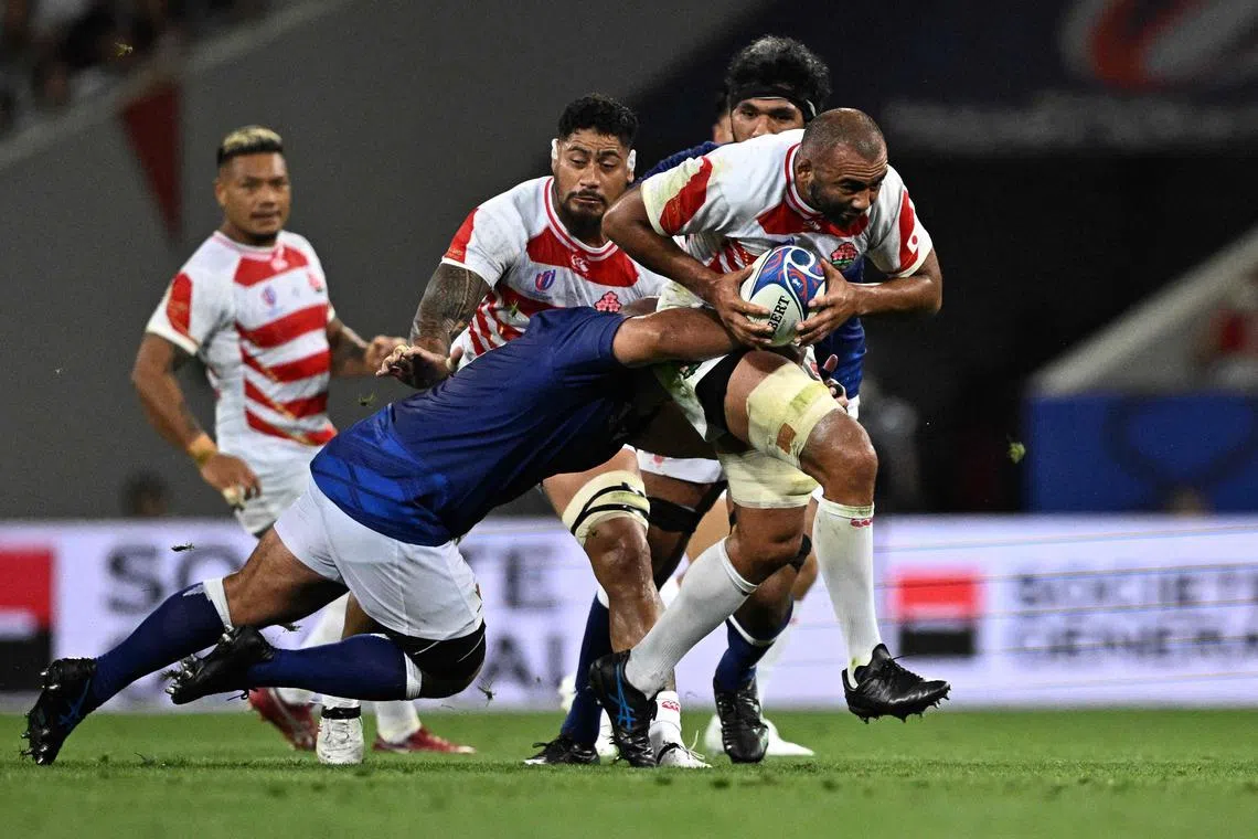 England into Rugby World Cup quarter-finals as Japan beat Samoa | The ...