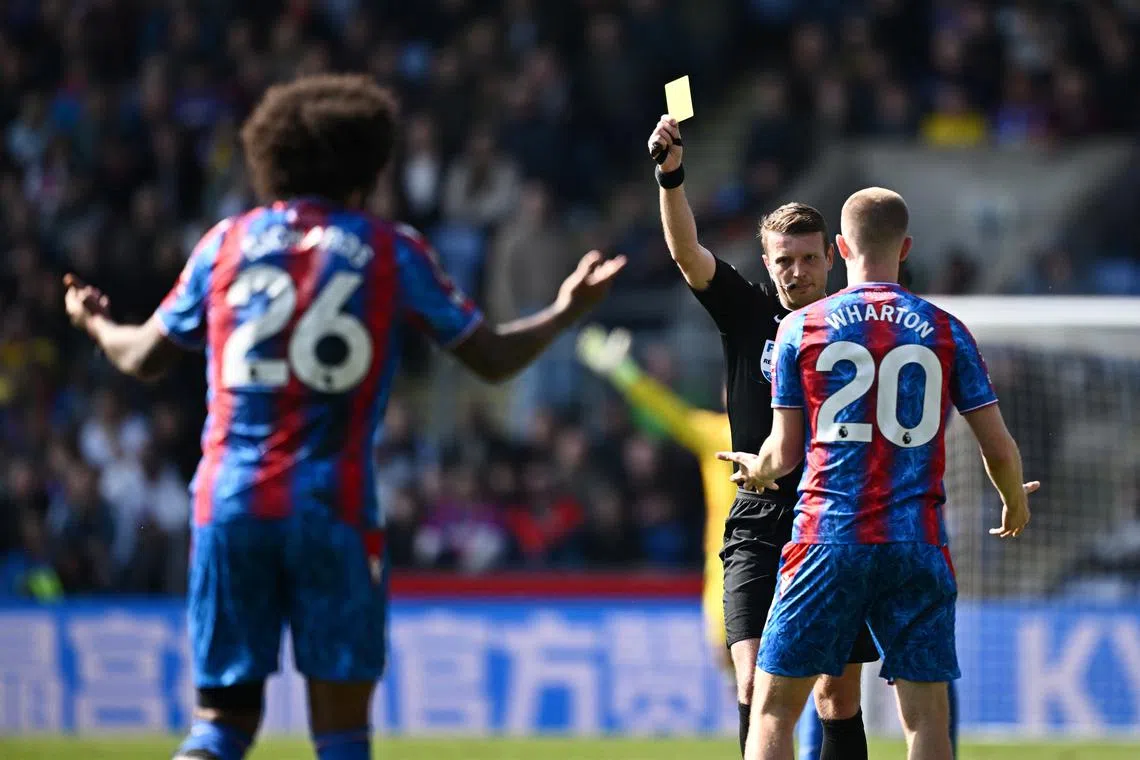 Frustrated Bournemouth held to 0-0 draw at 10-man Palace | The Straits ...