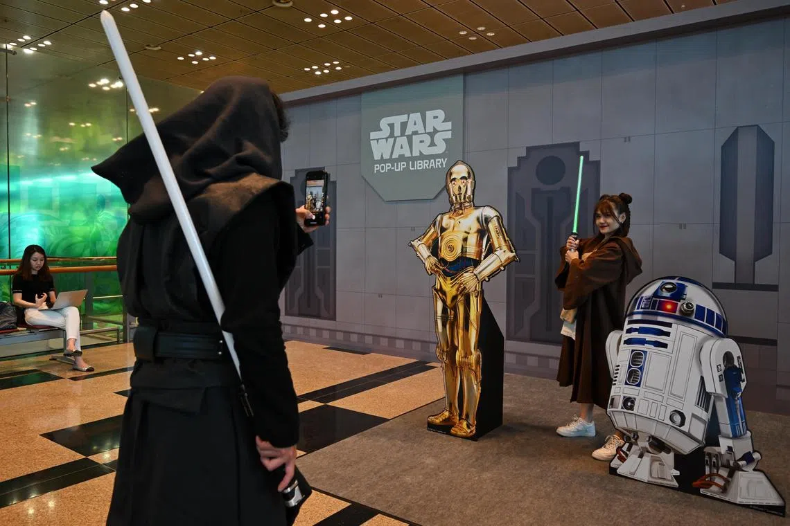 Star Wars pop-up library opens at Changi Airport Terminal 3 | The ...