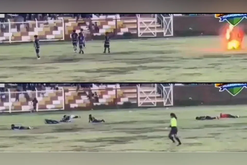 Peruvian footballer dies after being struck by lightning during match ...
