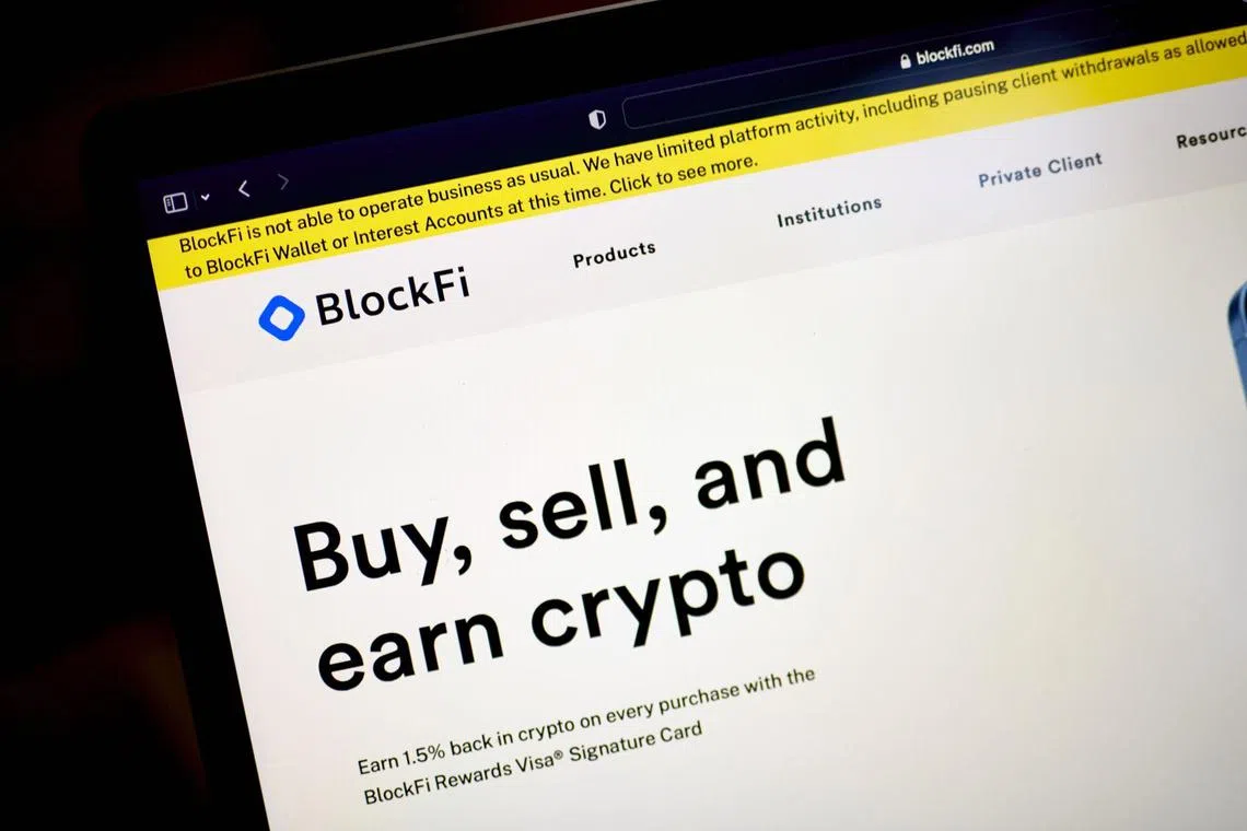BlockFi distances itself from FTX at US bankruptcy hearing | The Straits Times