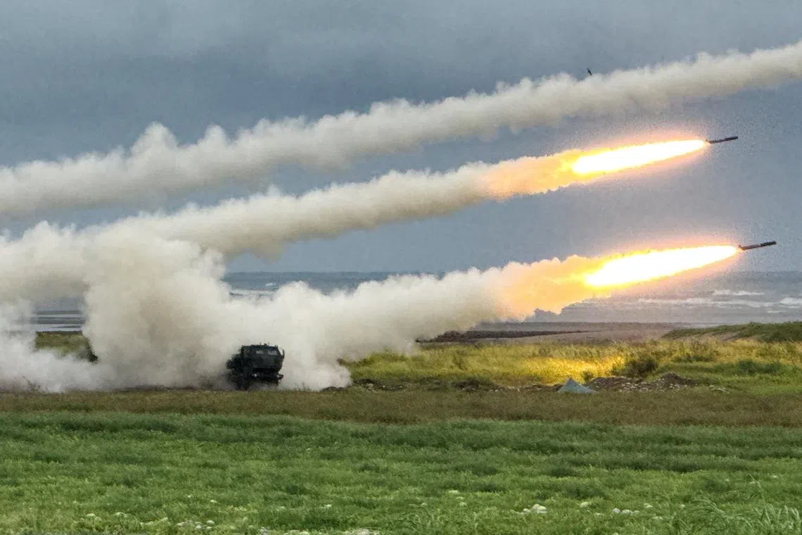 Taiwan fires battle-tested rockets in 'shoot-and-scoot' anti-invasion ...