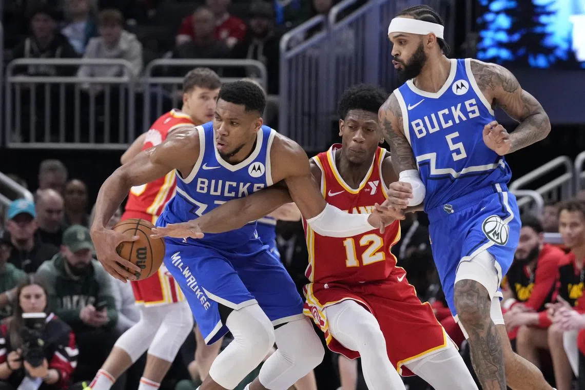 NBA roundup: Surging Hawks cool off Bucks | The Straits Times