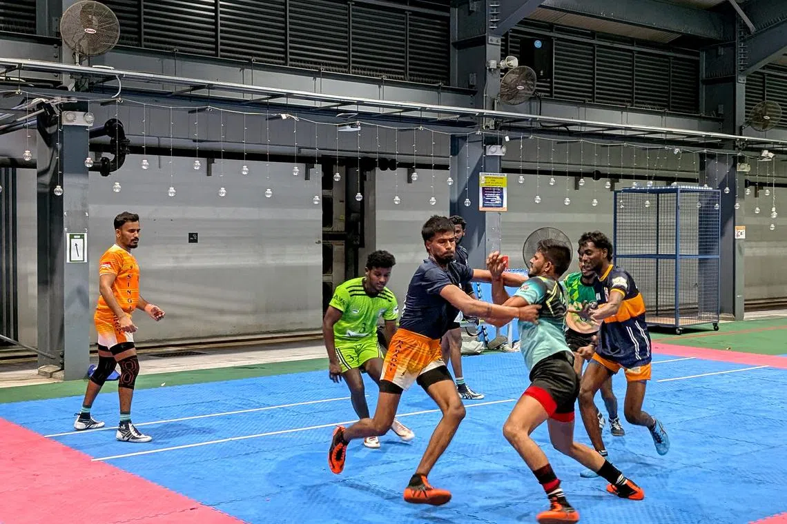 ST More migrant workers turn to recreation centres for rest and play ...