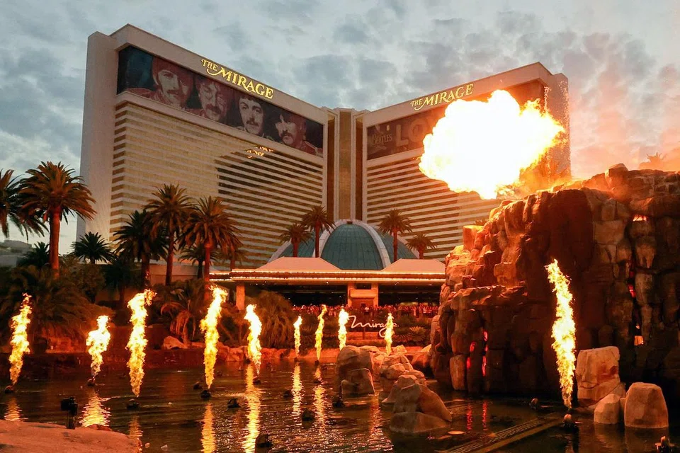 Old Las Vegas Mirage Hotel Room