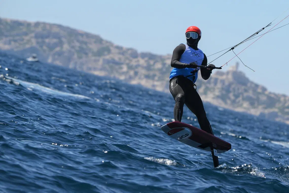 Singapore kitefoiler Max Maeder wins Olympic bronze on National Day ...