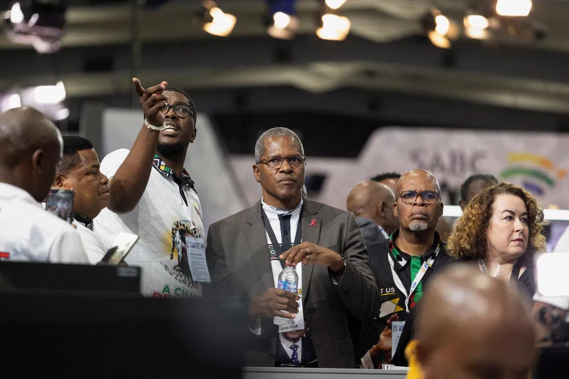 South Africa's president urges unity as ANC support plunges | The ...