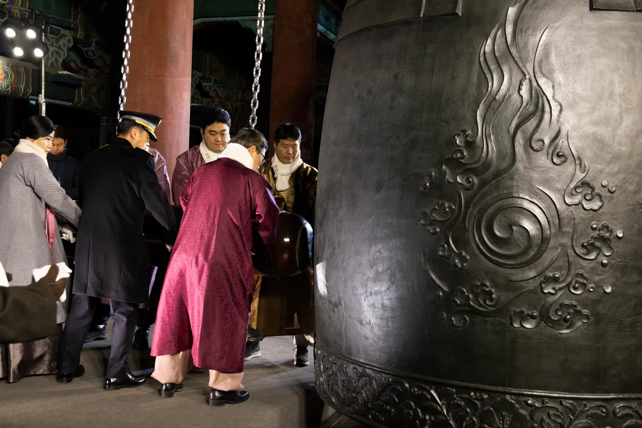 World bids goodbye to 2025 with fireworks and icy plunges | The Straits ...