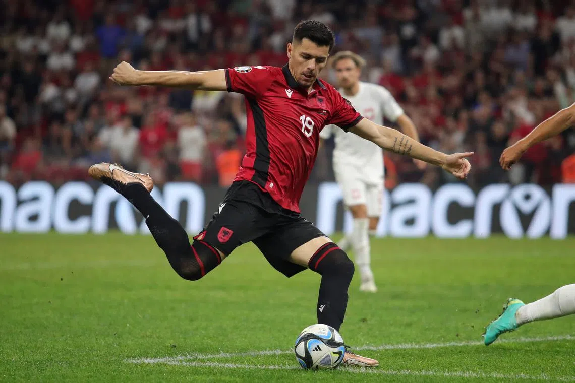 Albania's Daku gets two-game ban after leading chanting deemed ...