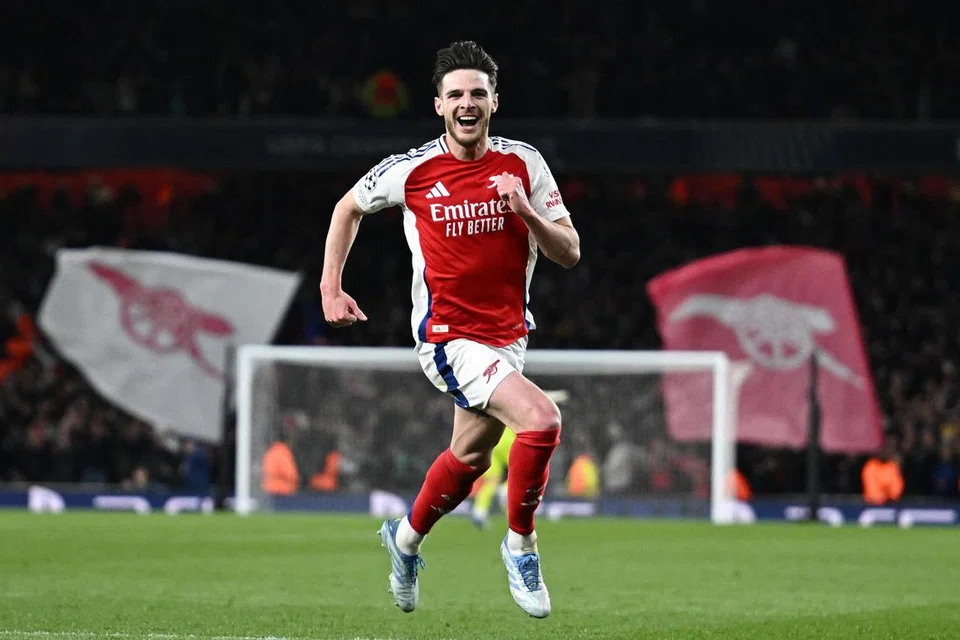 Arsenal stun Real Madrid in Champions League, as Declan Rice delivers ...
