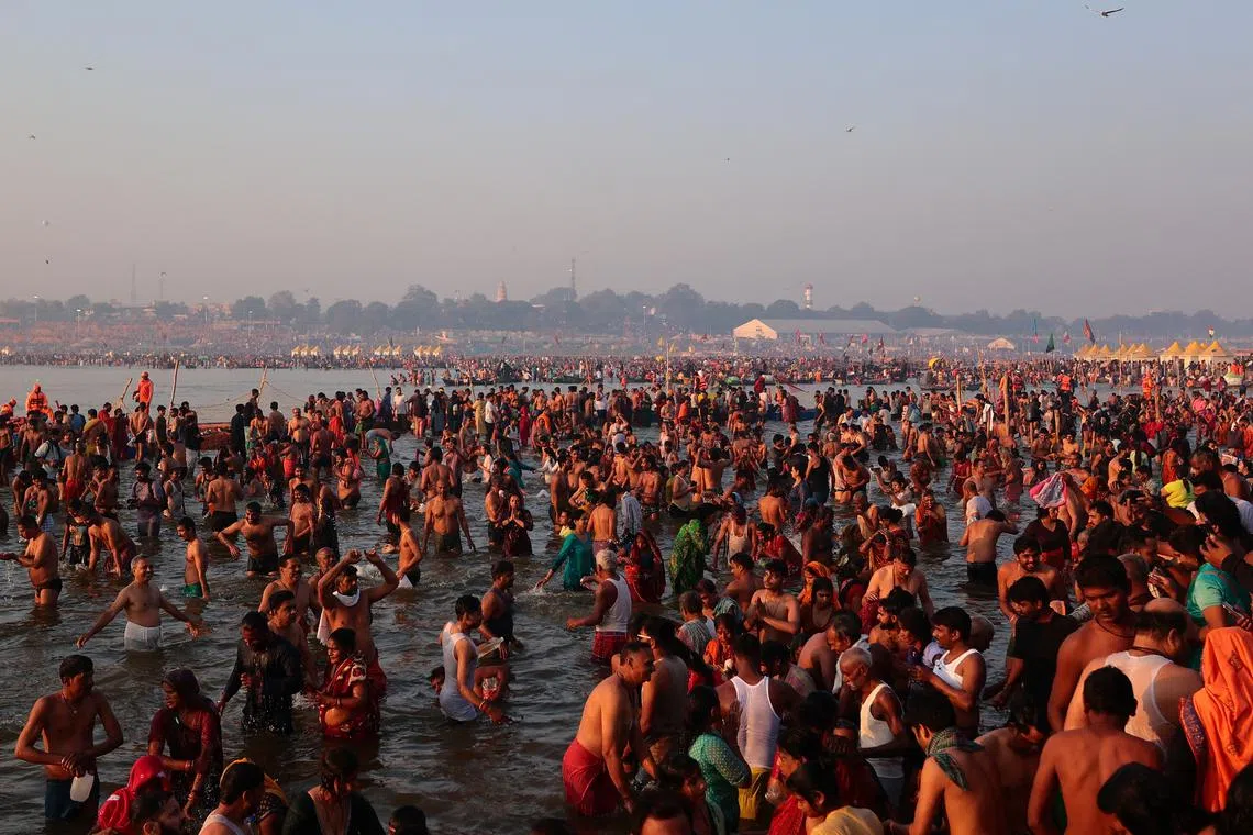 10 million Indians take holy dip on key day of Kumbh Mela festival ...