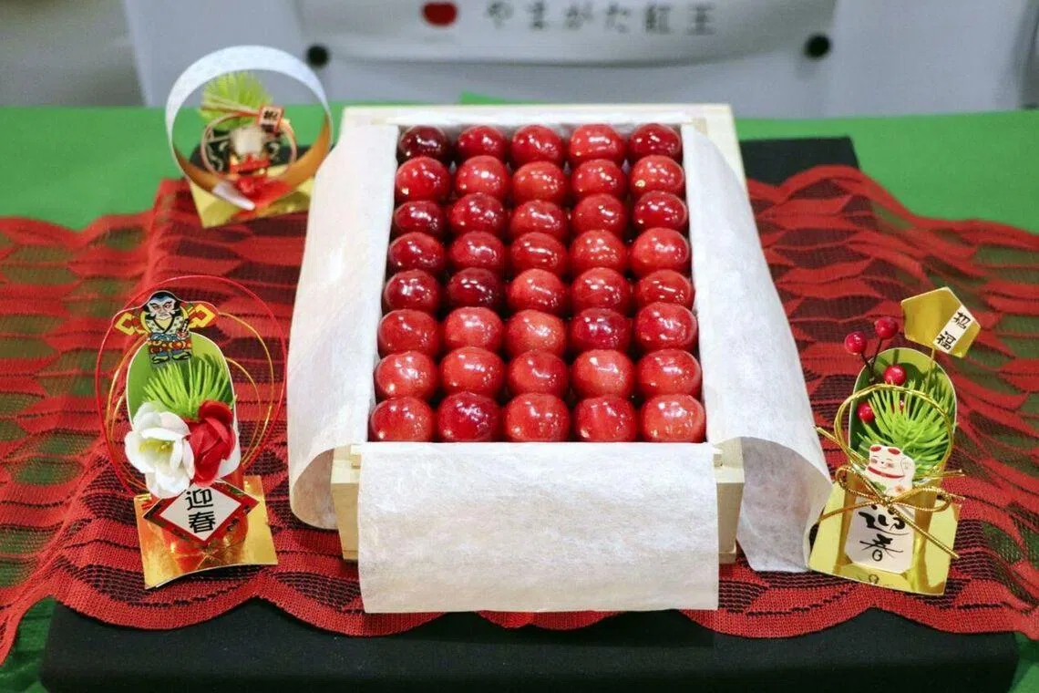 $213 a cherry: Premium cherries fetch over $14,000 a box in first ...