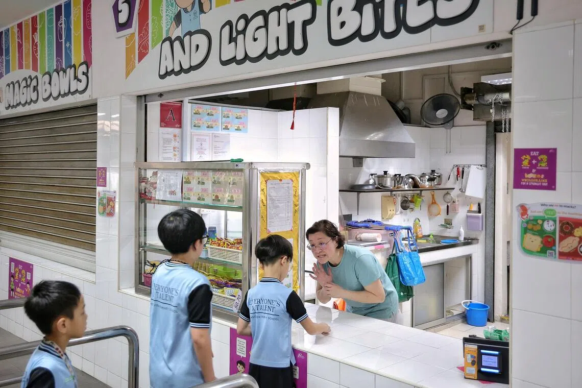 As S’pore school canteens evolve, stallholder aunties and uncles find ways to stay on | The ...