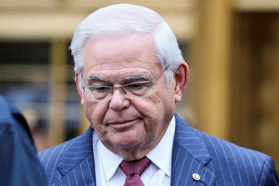Former US Senator Bob Menendez sentenced to 11 years’ jail in gold bar ...
