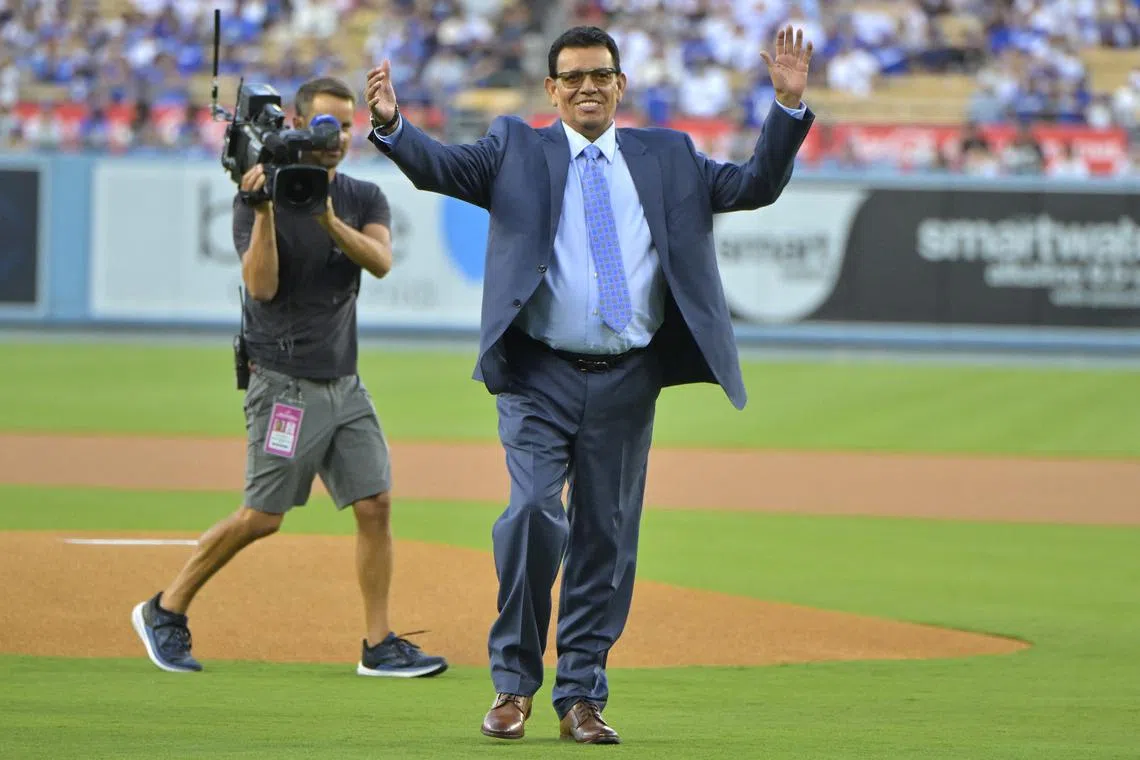 Dodgers to wear patch in memory of Fernando Valenzuela | The Straits Times