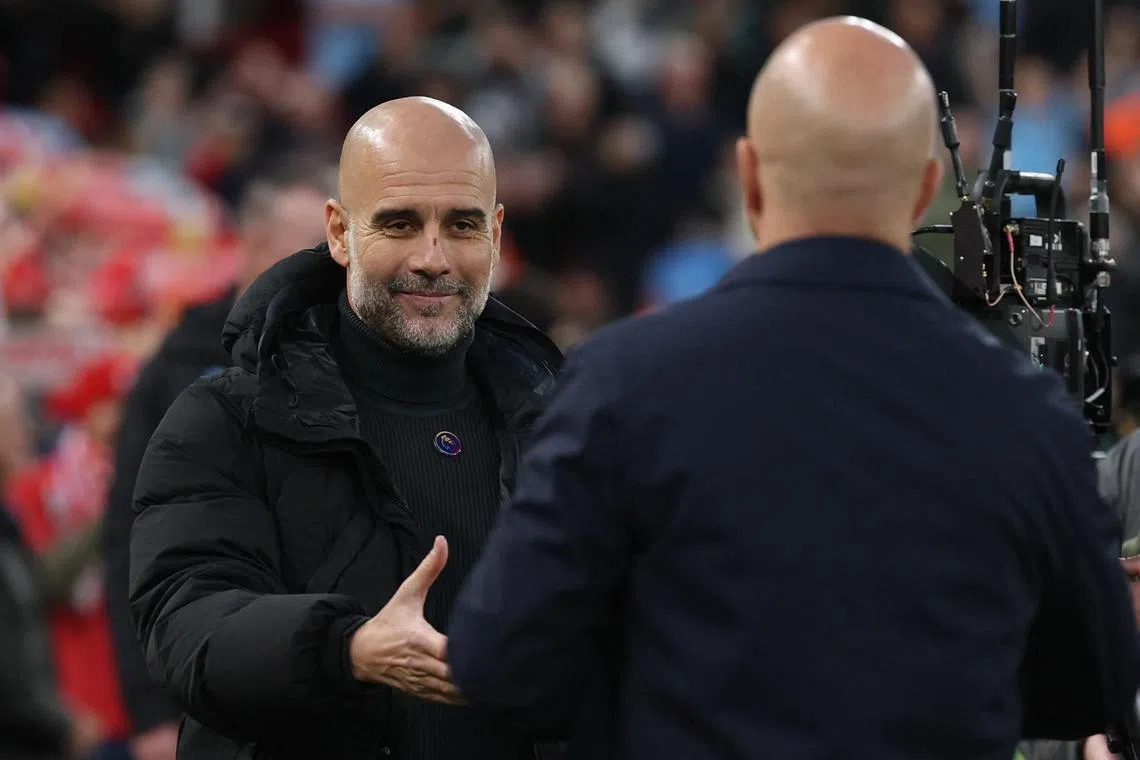 Arne Slot praises Pep Guardiola’s Man City as Liverpool’s injury ...